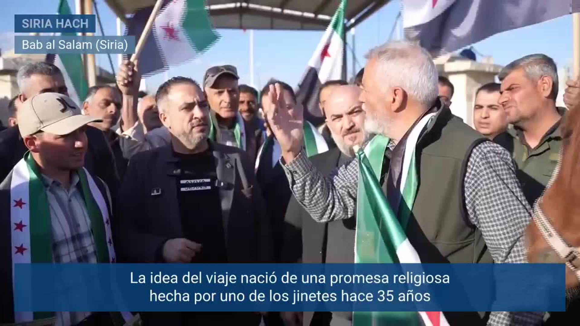 Tras miles de kilómetros, cuatro jinetes españoles atraviesan Siria ...
