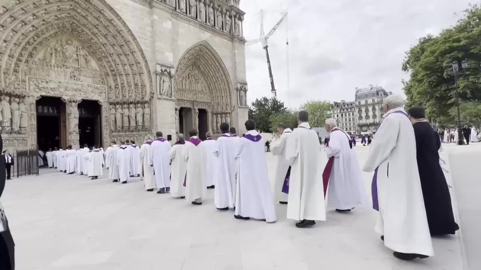 Funeral del cardenal francés André Vingt-Trois en la catedral de Notre-Dame