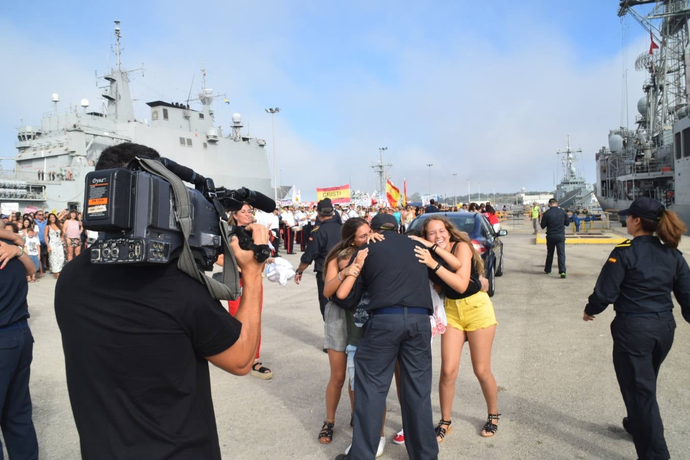 La fragata “Navarra” regresa a la Base Naval de Rota