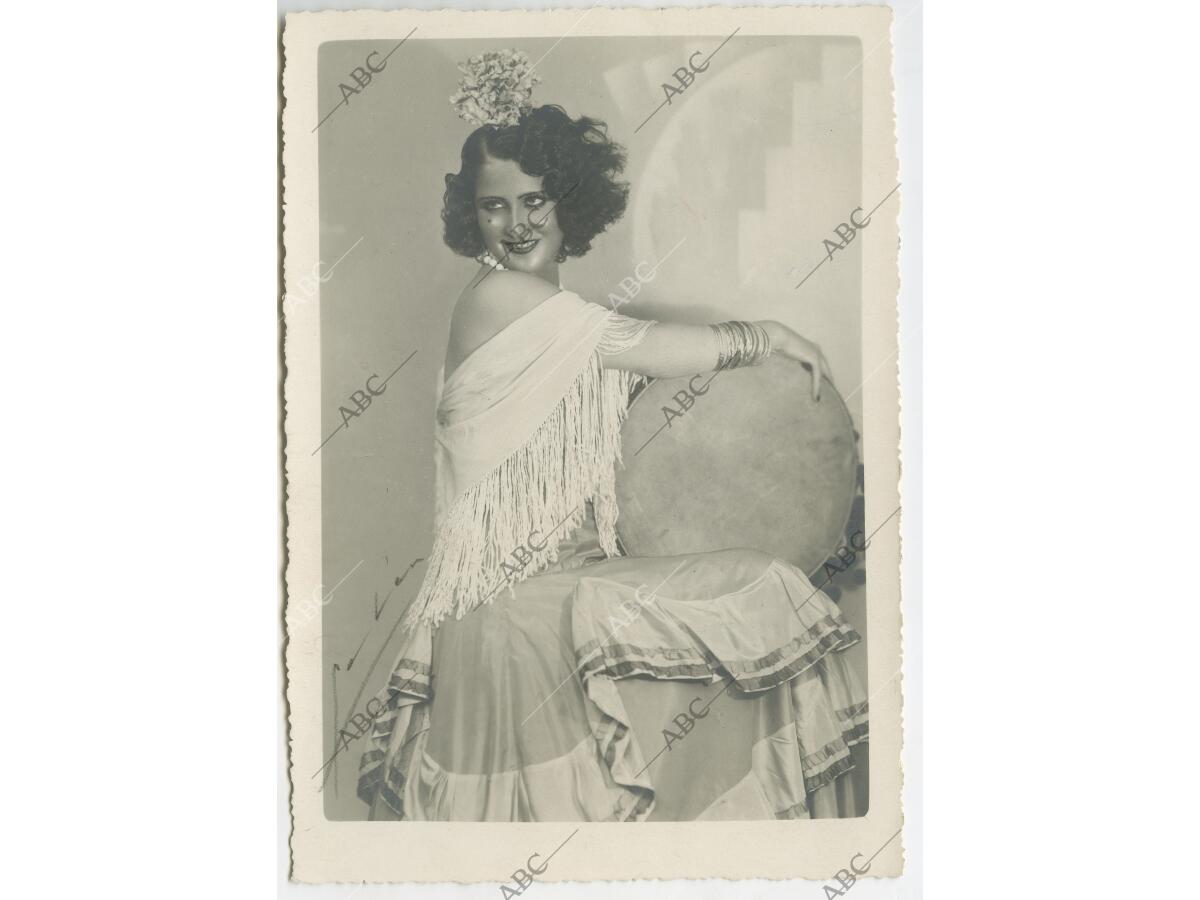 (CA.). La cantante Estrellita Castro - Archivo ABC