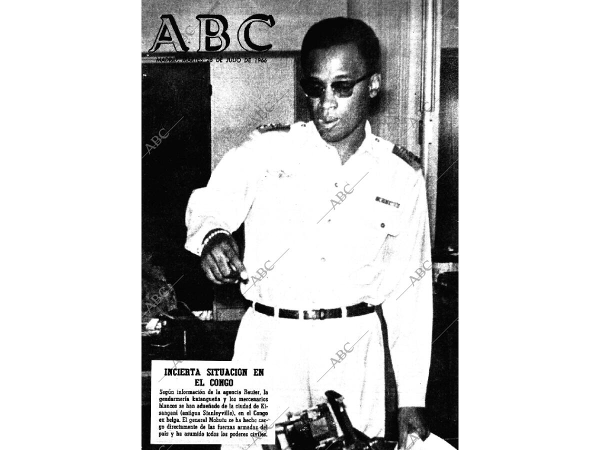 Periódico ABC MADRID 26-07-1966,portada - Archivo ABC