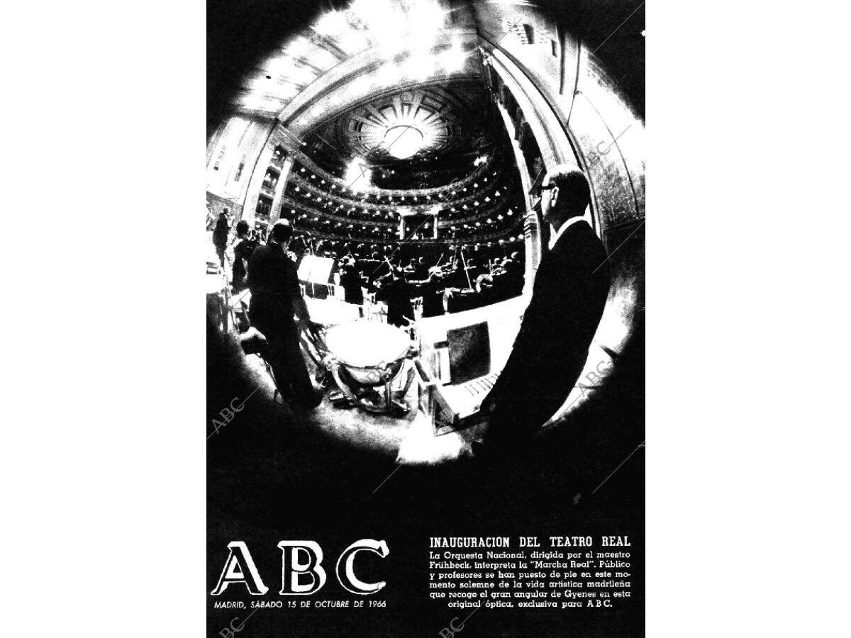 Periódico ABC MADRID 15-10-1966,portada - Archivo ABC