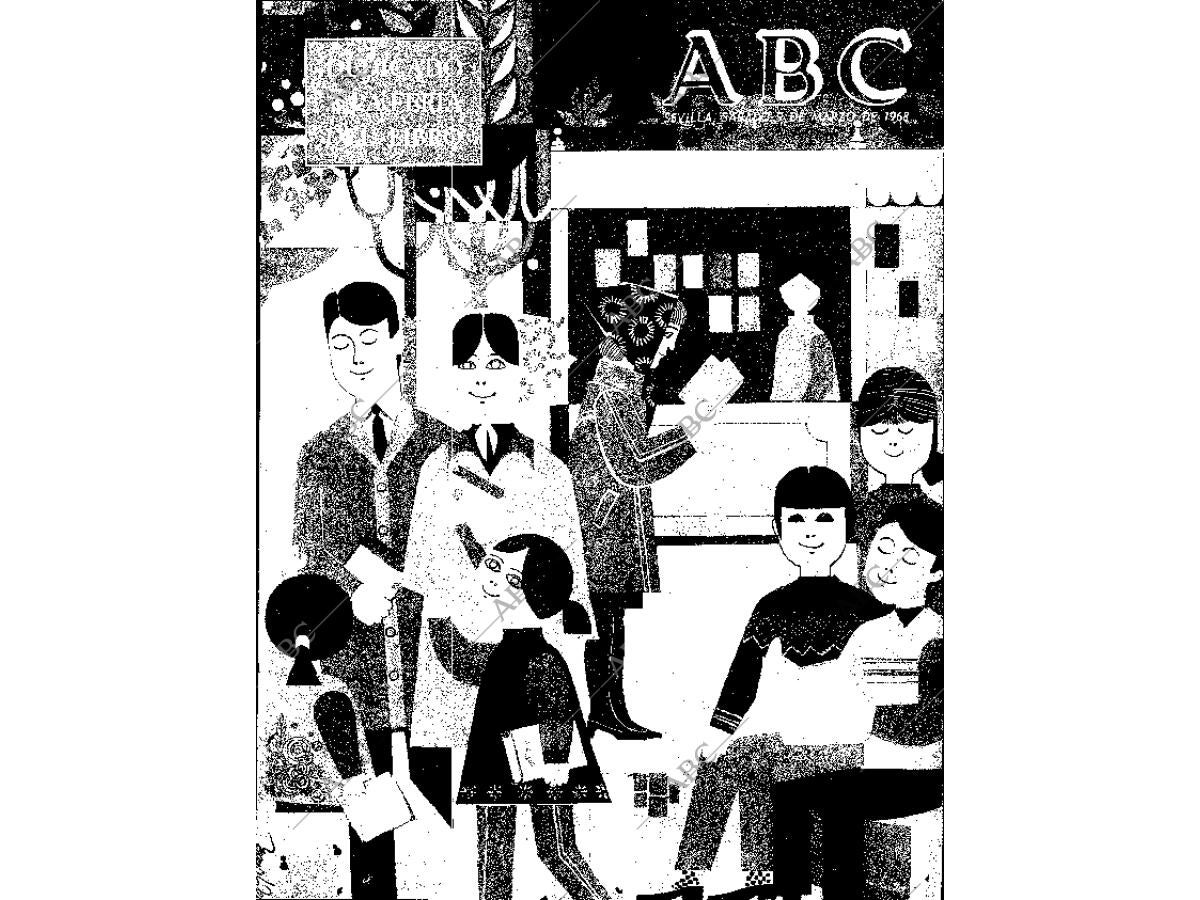 Periódico ABC SEVILLA 09-03-1968,portada - Archivo ABC