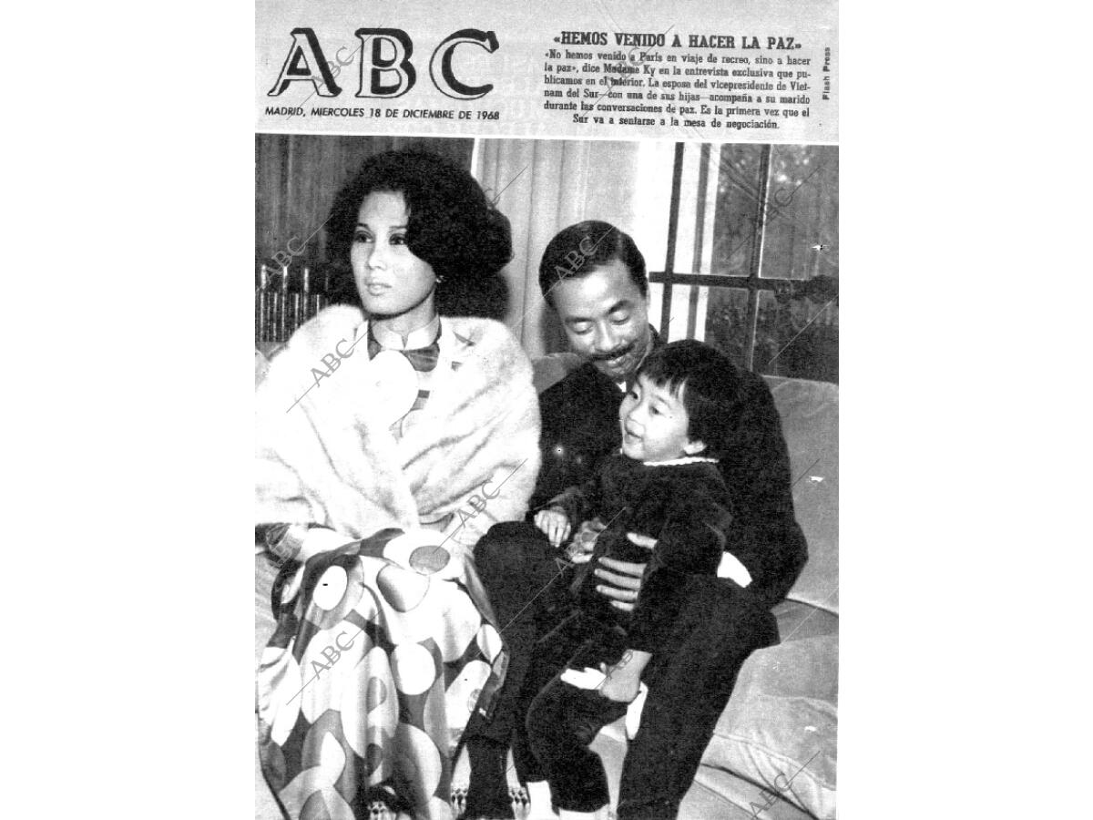 Periódico ABC MADRID 18-12-1968,portada - Archivo ABC