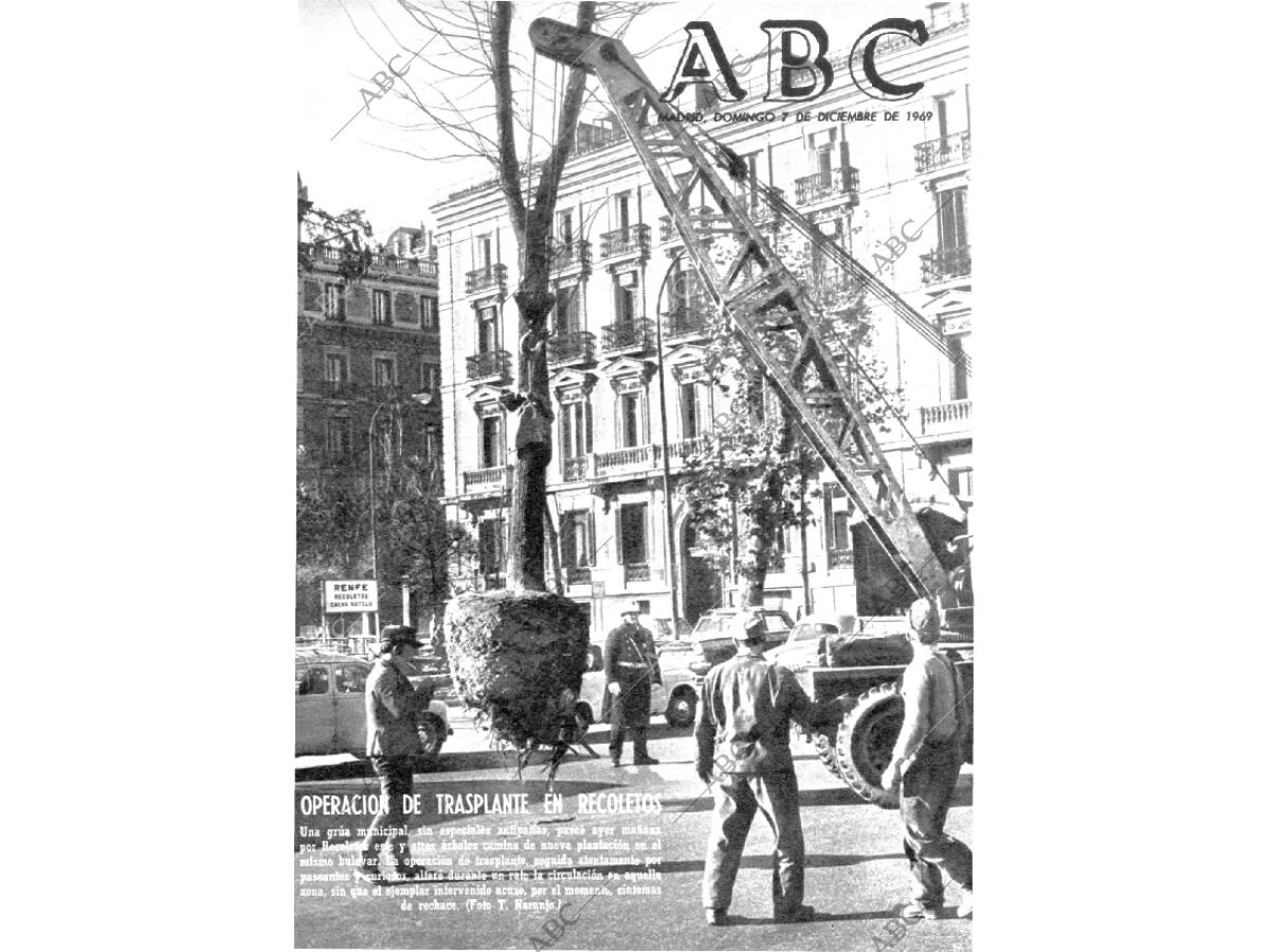 Periódico ABC MADRID 07-12-1969,portada - Archivo ABC