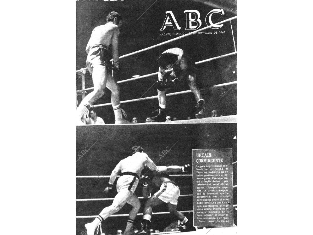 Periódico ABC MADRID 21-12-1969,portada - Archivo ABC