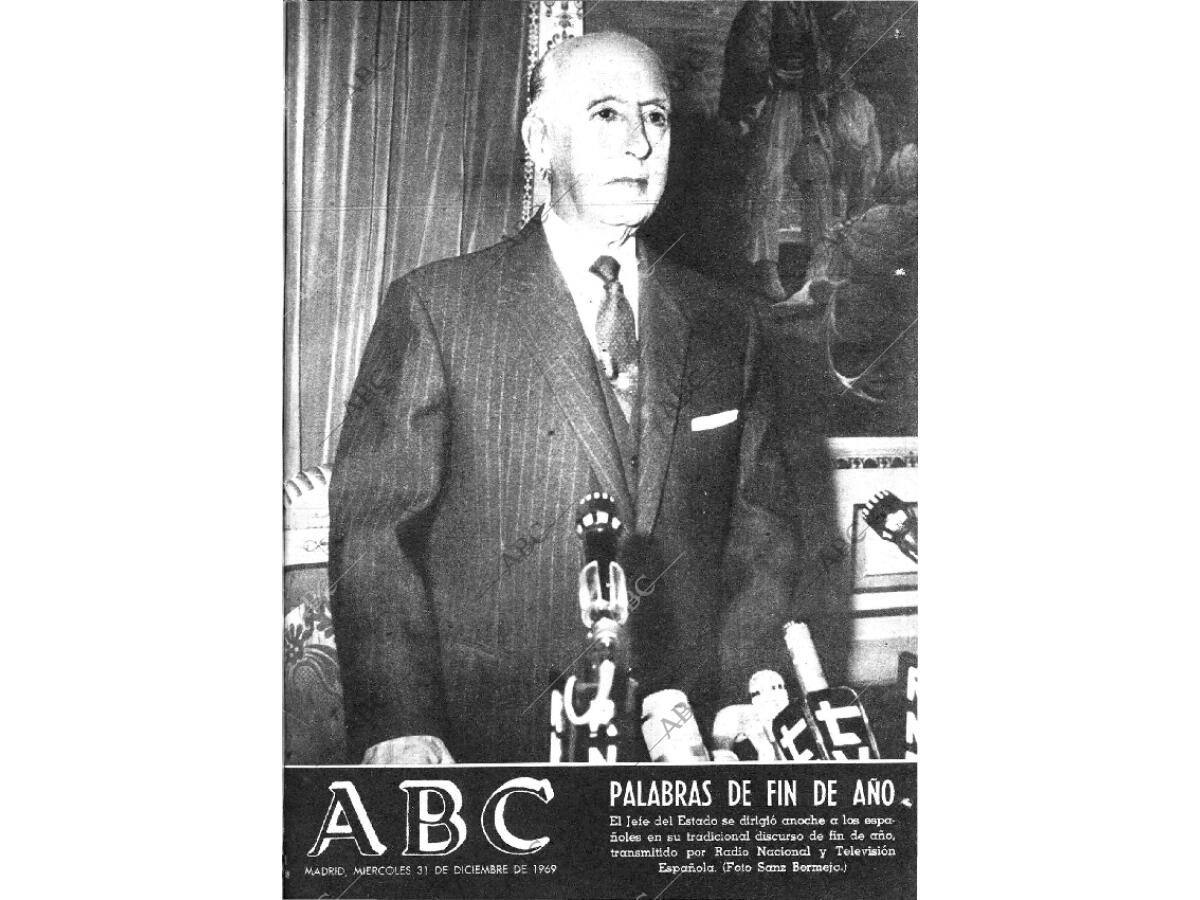 Periódico ABC MADRID 31-12-1969,portada - Archivo ABC