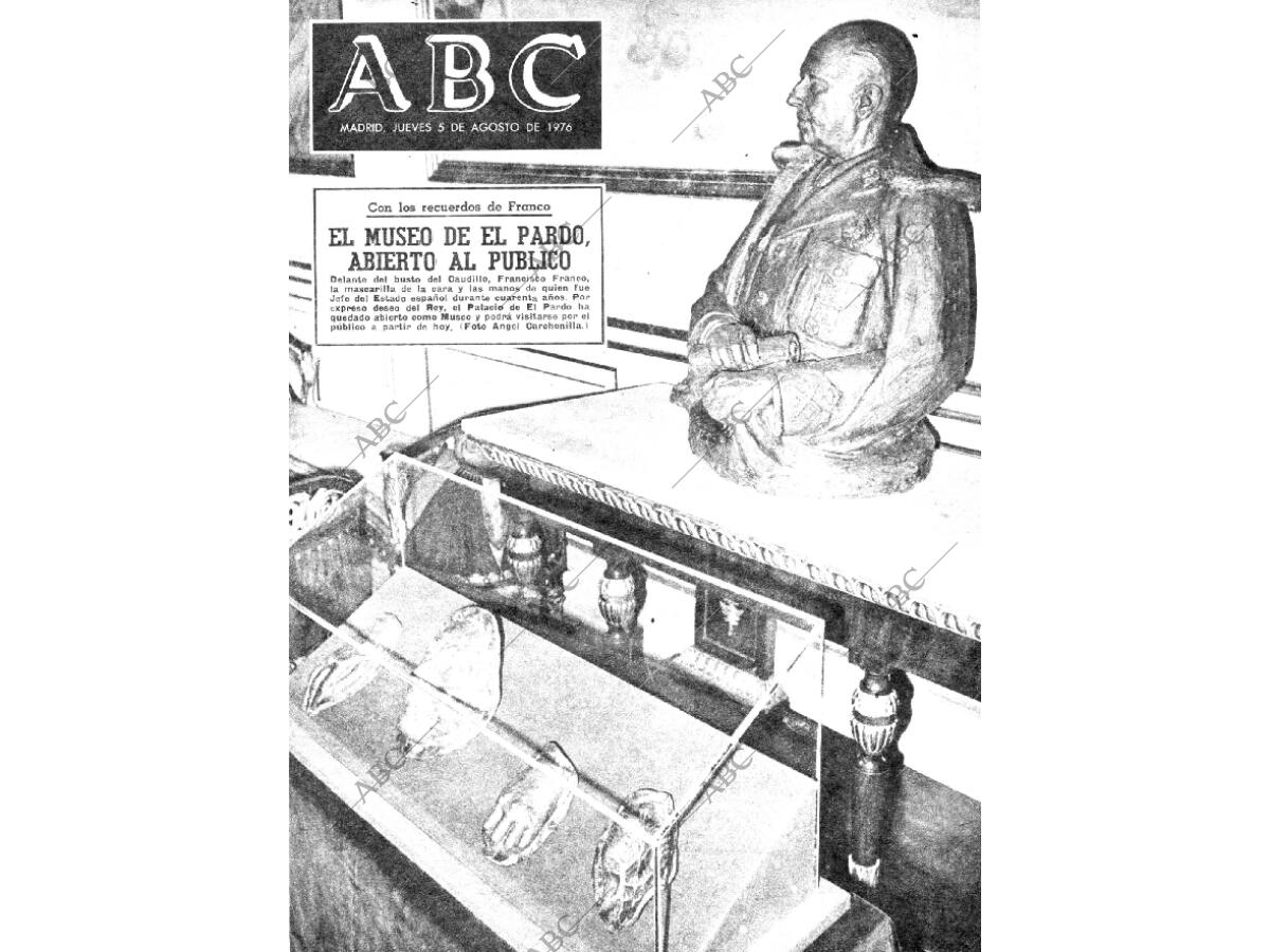 Periódico ABC MADRID 05-08-1976,portada - Archivo ABC