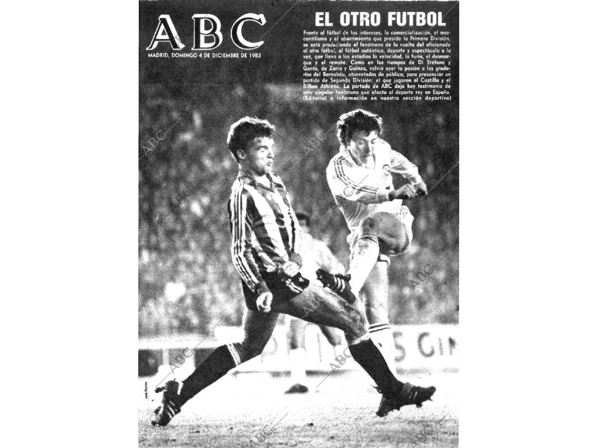Periódico ABC MADRID 04-12-1983,portada - Archivo ABC
