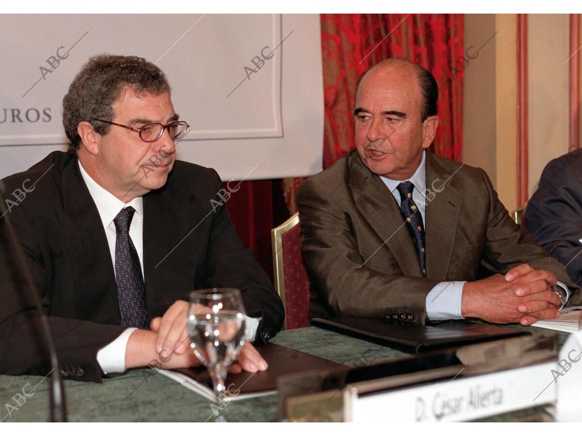 Emilio Botín y Cesar Alierta - Archivo ABC