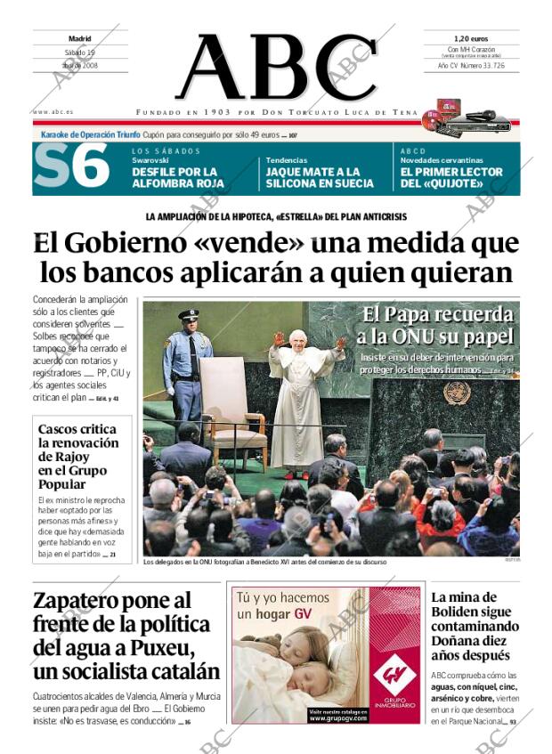 Hemeroteca, periódicos ABC de la historia - Archivo ABC