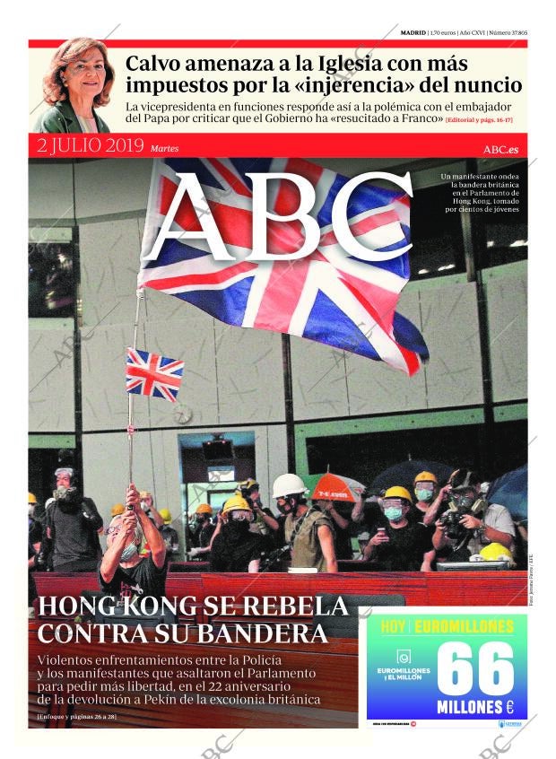Hemeroteca, periódicos ABC de la historia - Archivo ABC