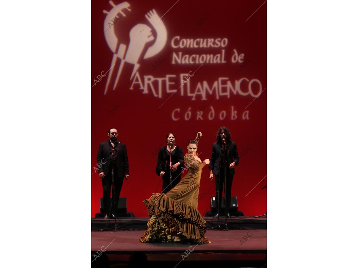 Lucía Fernández González, Lucía «La Bronce», durante su actuación ...