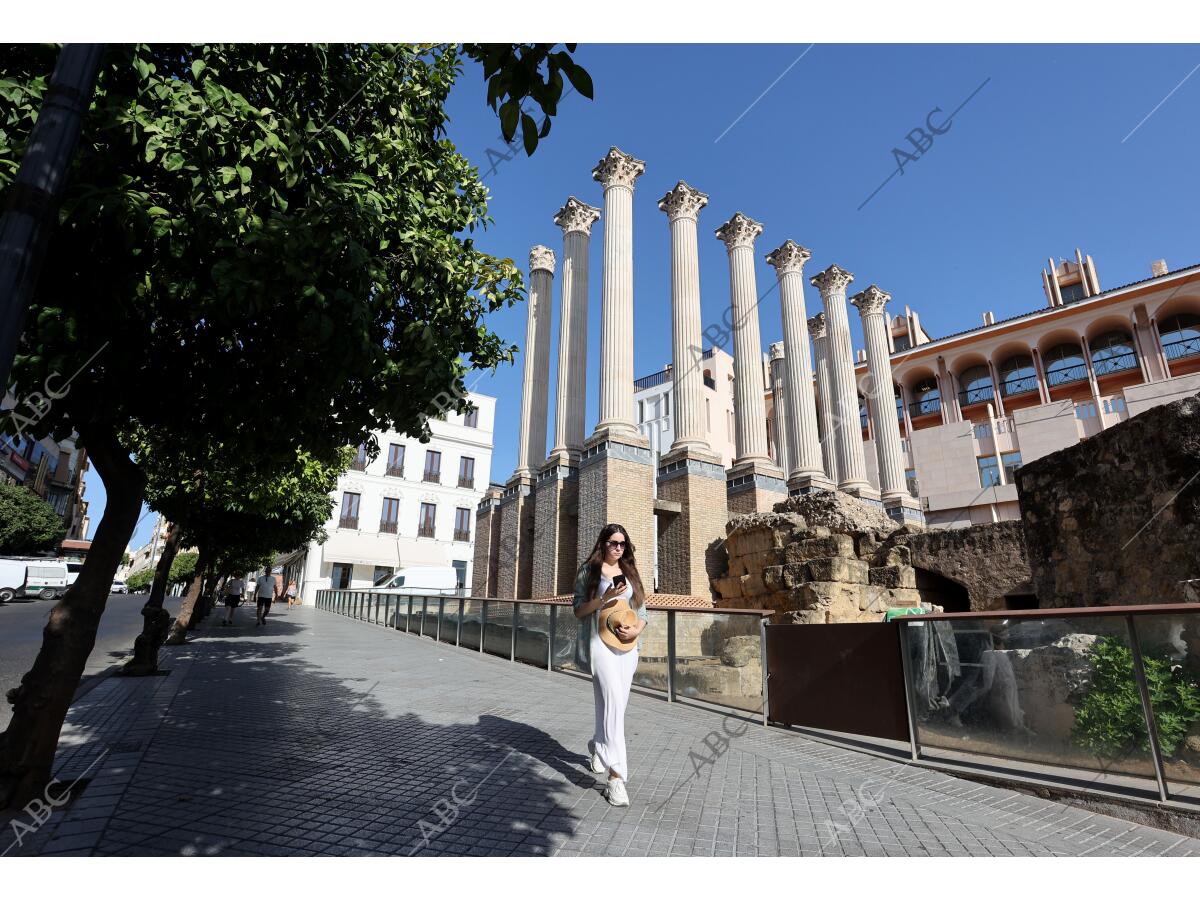 Templo romano en el ayuntamiento de Córdoba - Archivo ABC