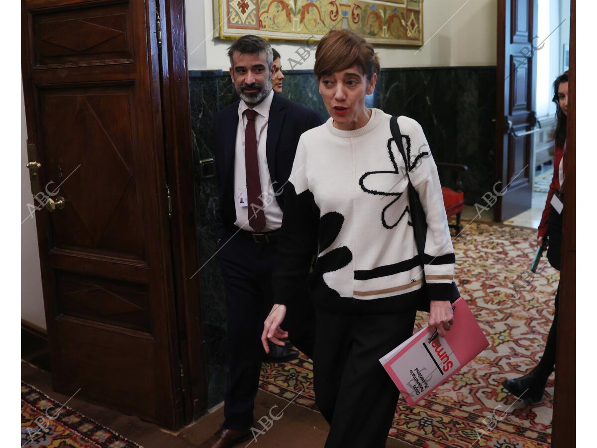 Reunión de la Mesa y Junta de Portavoces presidida por Francina Armengol y Gómez... - Archivo ABC