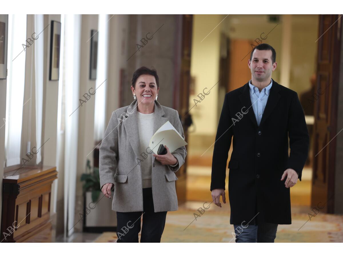 Reunión de la Mesa y Junta de Portavoces presidida por Francina Armengol y Gómez... - Archivo ABC